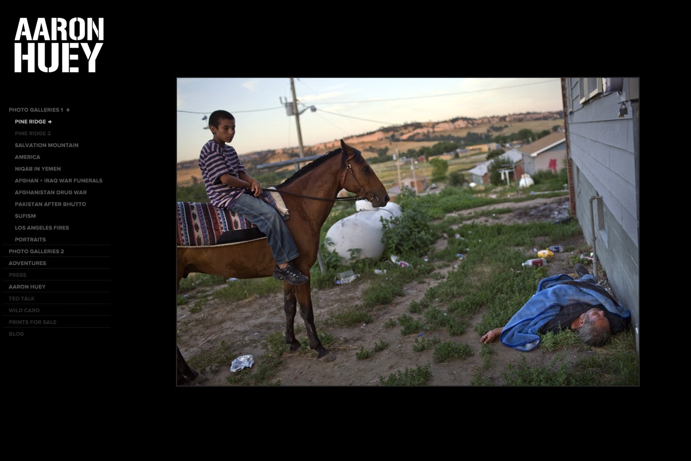 Aaron Huey – Pine Ridge Indian Reservation – A Photo Editor